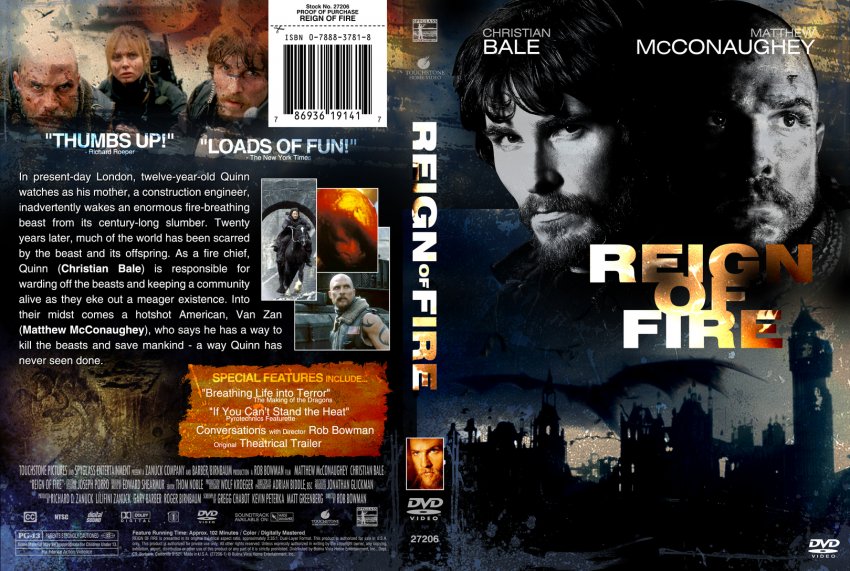 Reign Of Fire Movie Dvd Custom Covers 1241reignoffire Dvd Covers